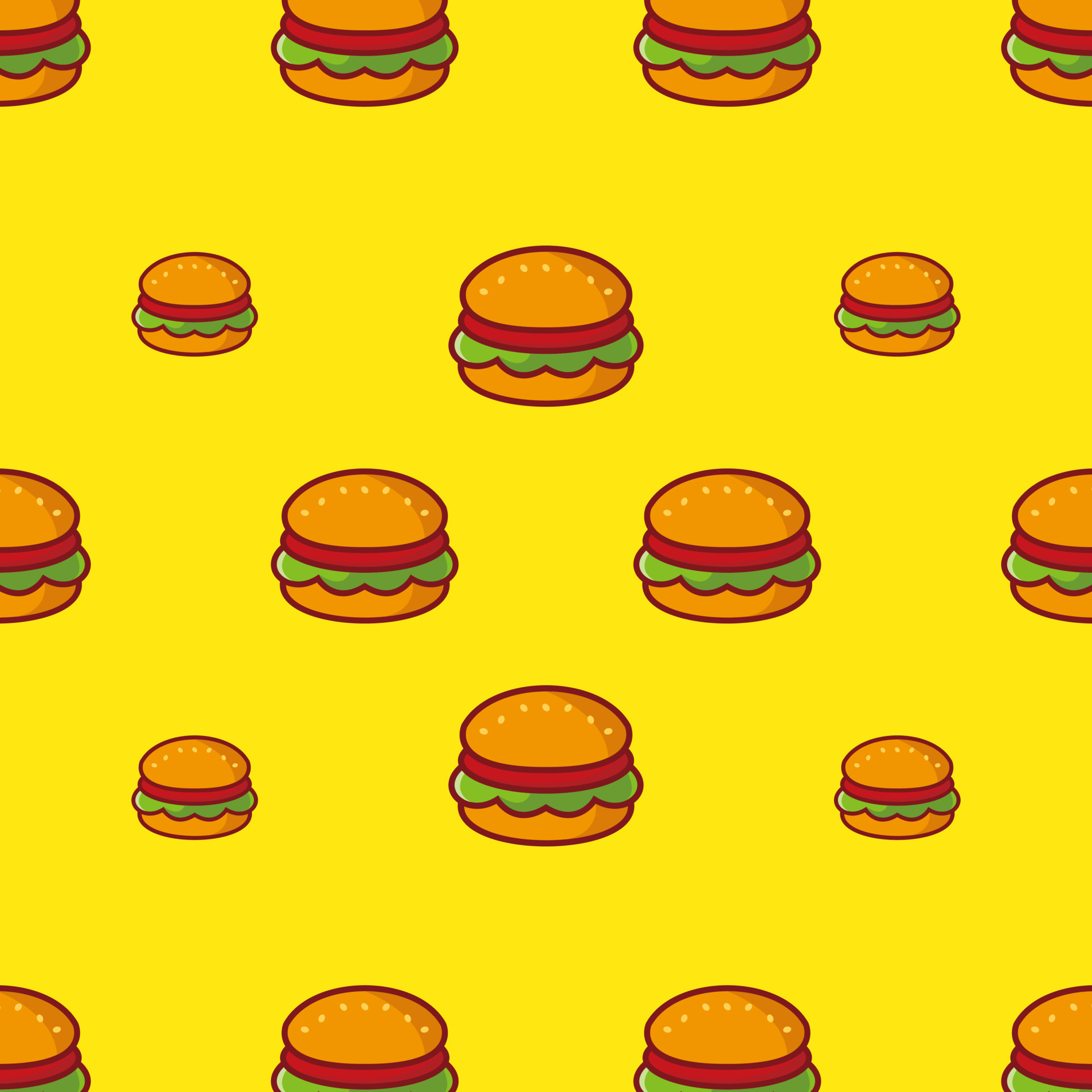 Cute Burger Wallpapers - Wallpaper Cave