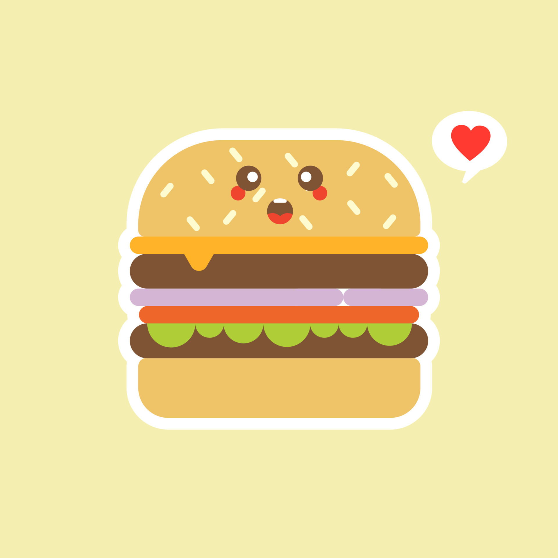 Cute Burger Wallpapers - Wallpaper Cave