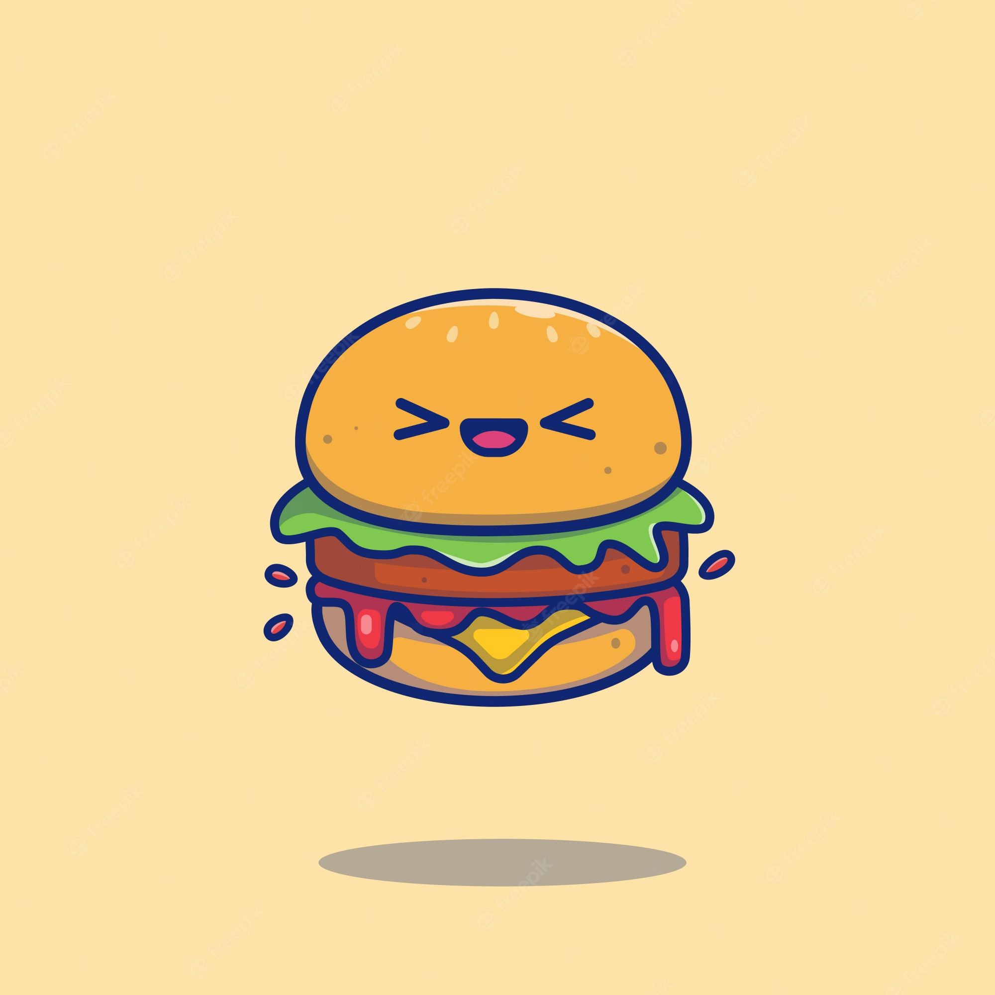 Cute Burger Wallpapers - Wallpaper Cave