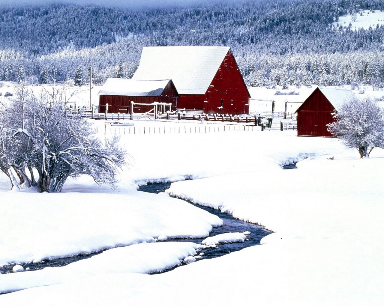 Rural Winter Wallpapers - Wallpaper Cave