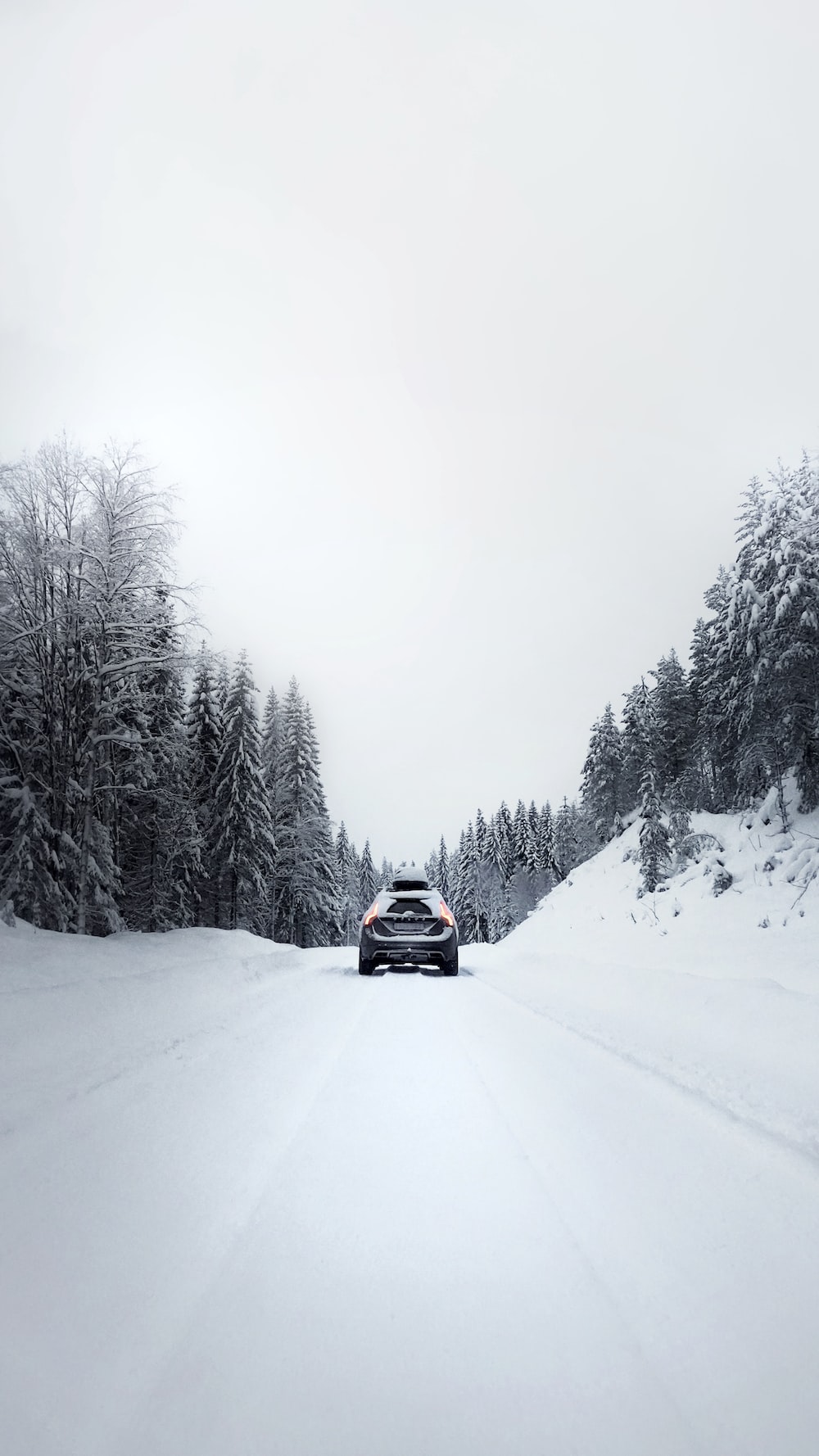 Dark Winter Road Way Wallpapers - Wallpaper Cave