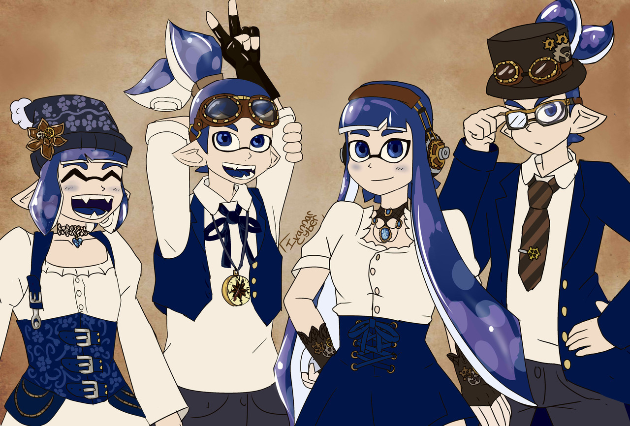 Splatoon Manga Team Blue Wallpapers - Wallpaper Cave