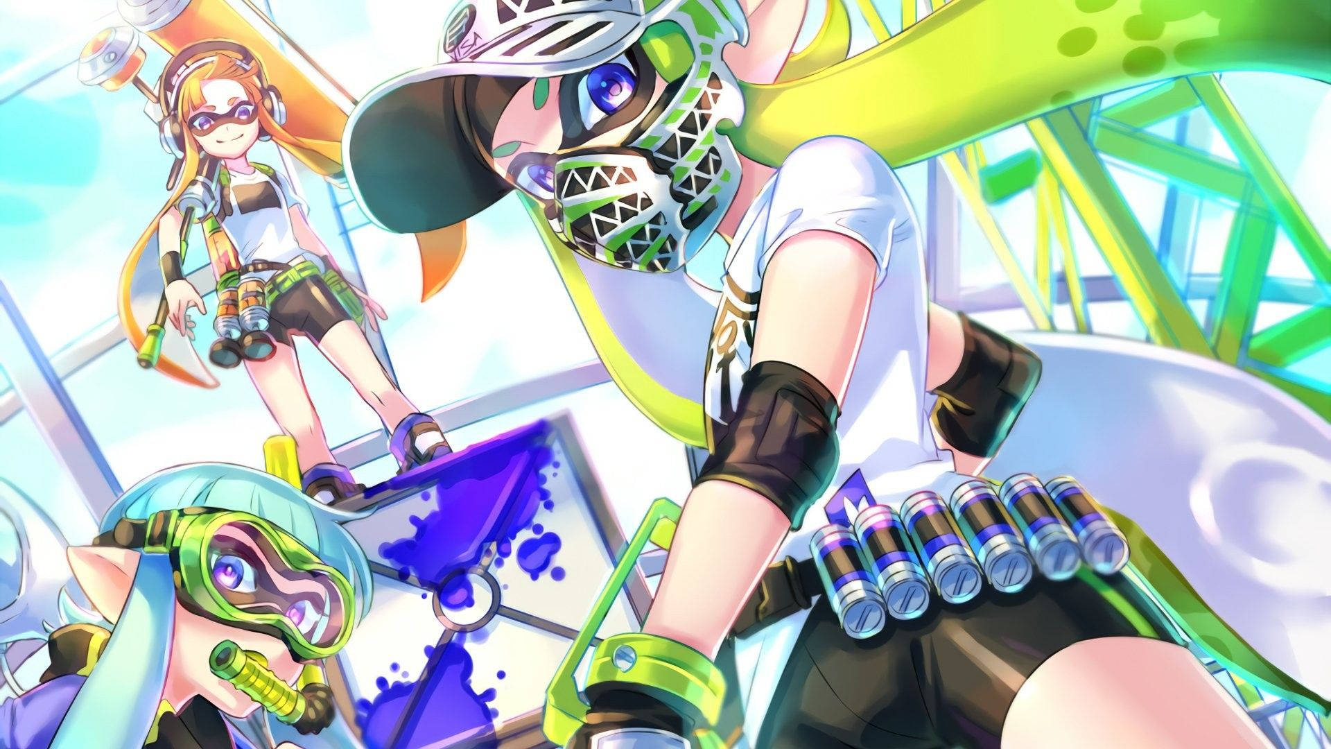 Splatoon Manga Team Blue Wallpapers - Wallpaper Cave