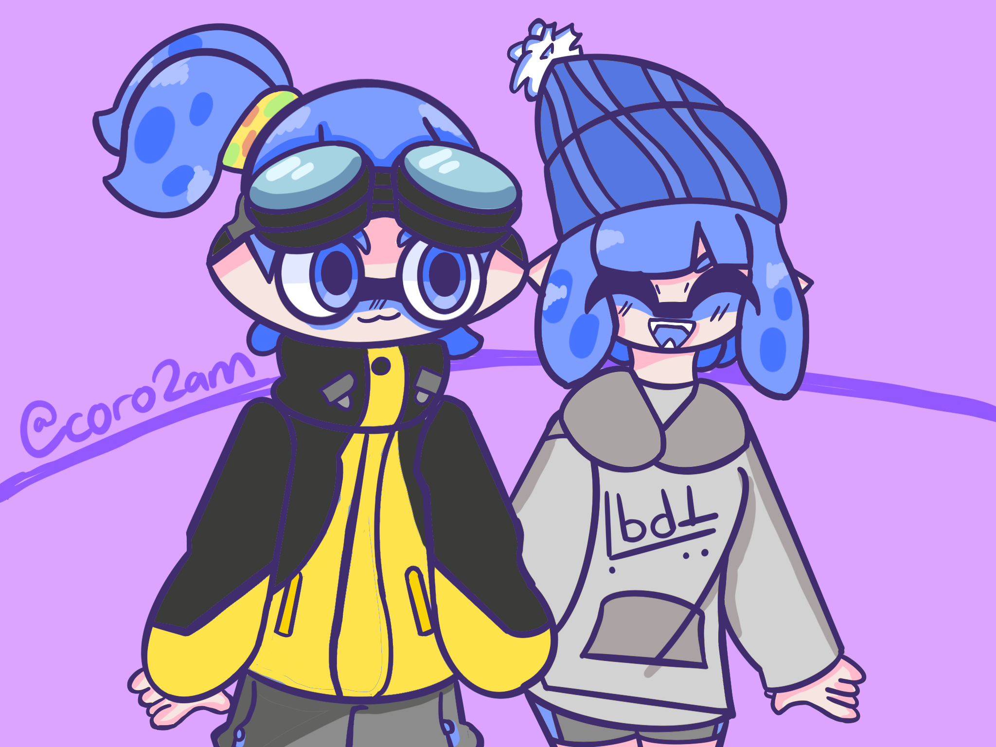 Splatoon Manga Team Blue Wallpapers - Wallpaper Cave