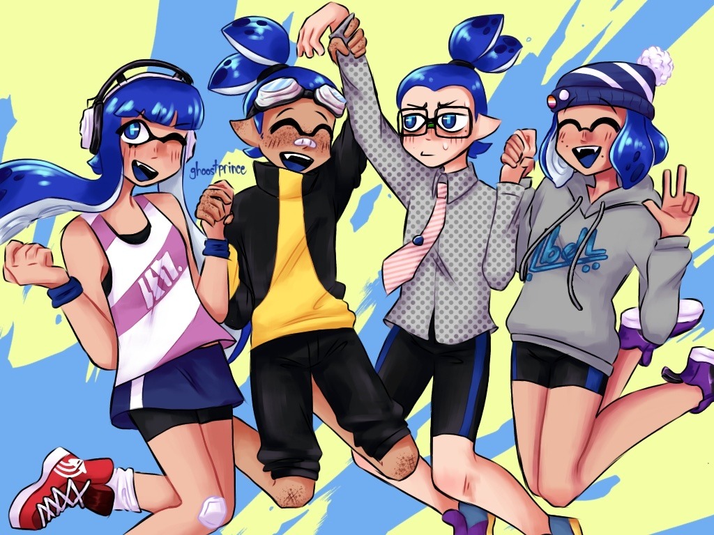 Splatoon Manga Team Blue Wallpapers - Wallpaper Cave
