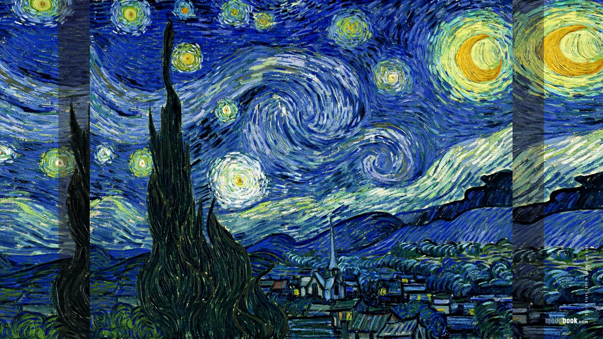 Starry Night Painting Wallpapers - Wallpaper Cave