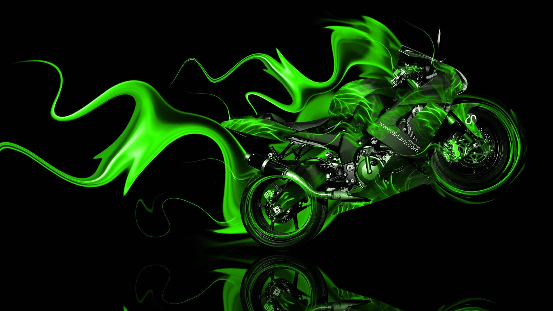 Green Bike Wallpapers - Wallpaper Cave