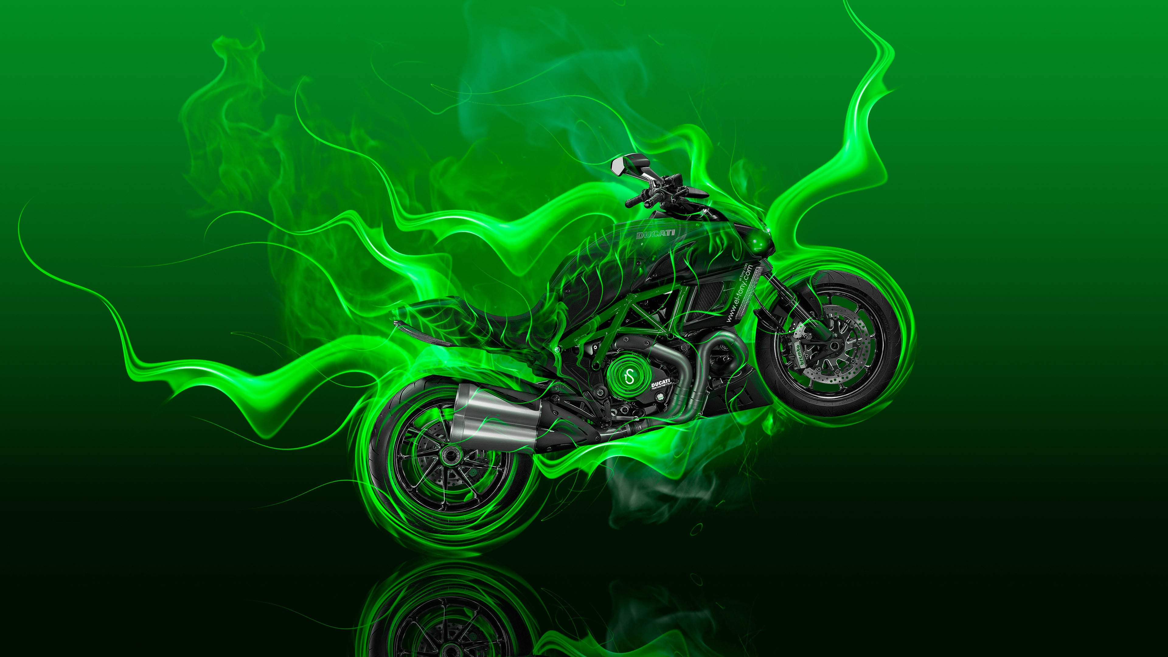 Green Bike Wallpapers - Wallpaper Cave