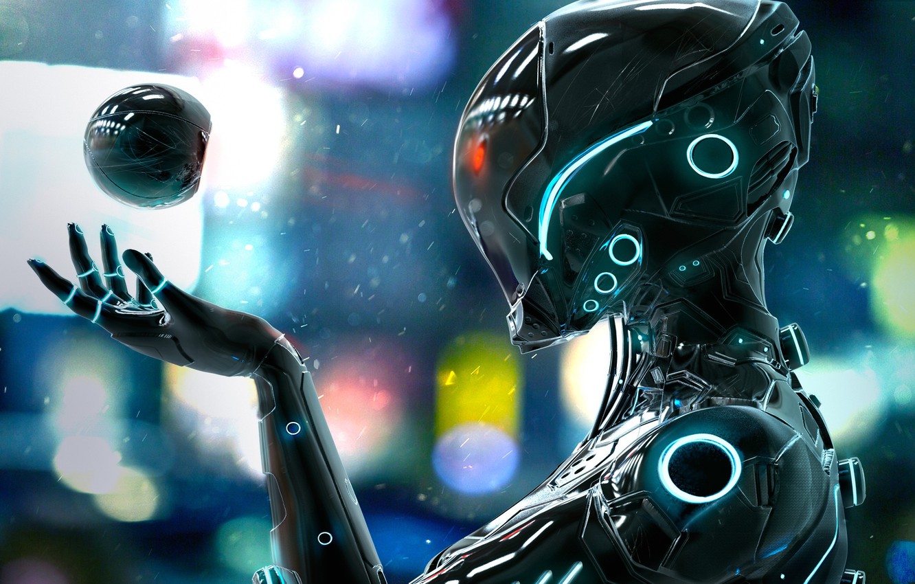 Neon Robot Wallpapers - Wallpaper Cave