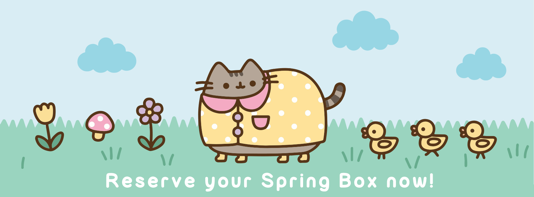 Kawaii Pusheen Spring Wallpapers - Wallpaper Cave