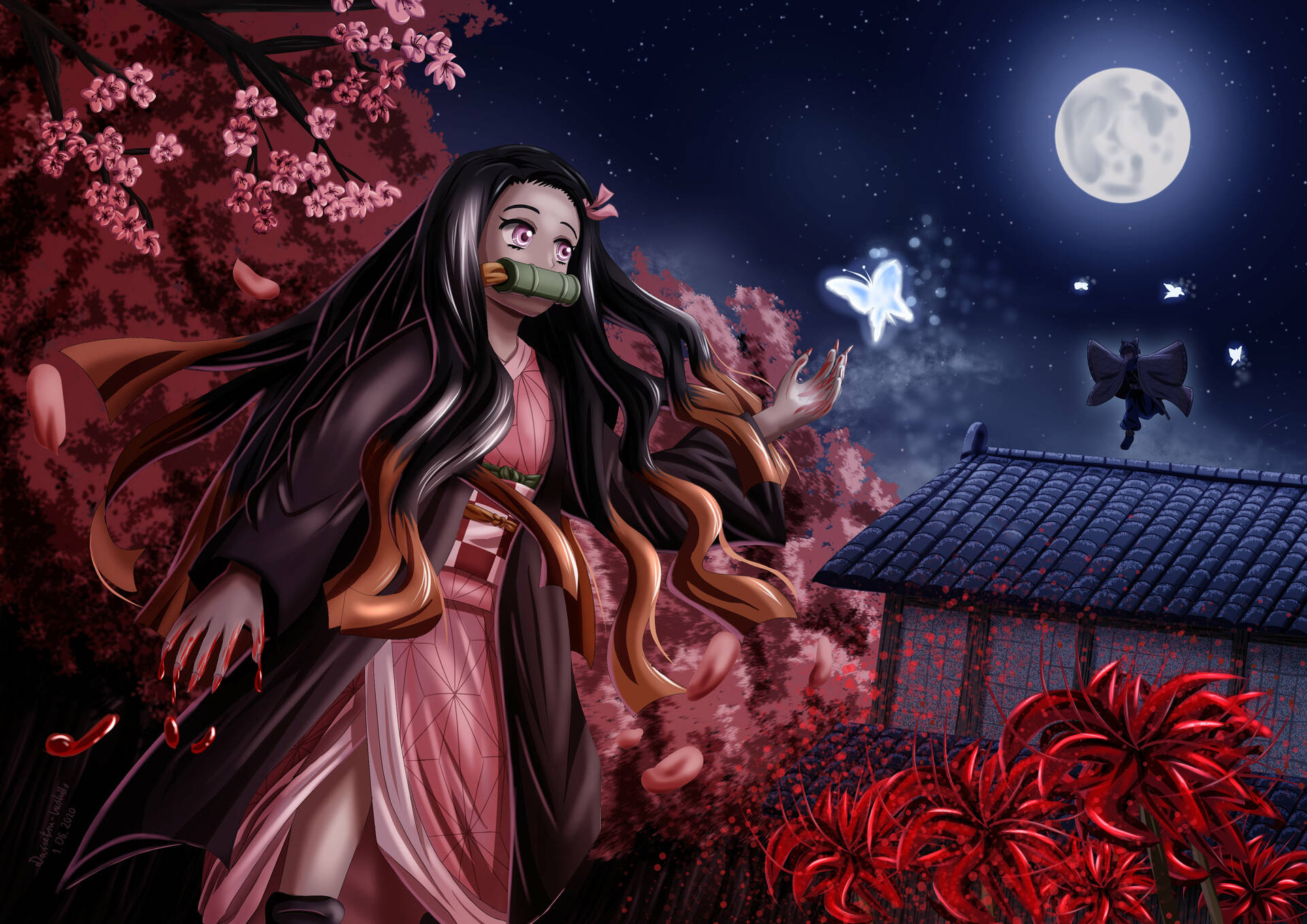 Scary Demon Nezuko Wallpapers - Wallpaper Cave