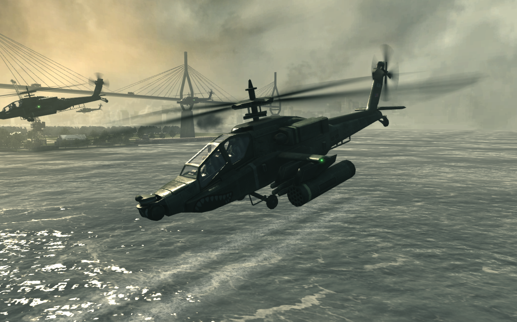 Call Of Duty Modern Warfare II Apache Helicopter Wallpapers - Wallpaper ...