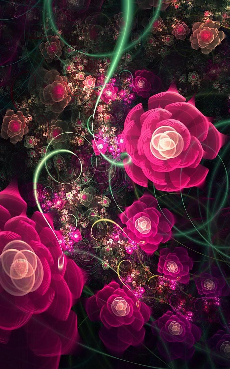 Glowing Flowers Wallpapers - Wallpaper Cave