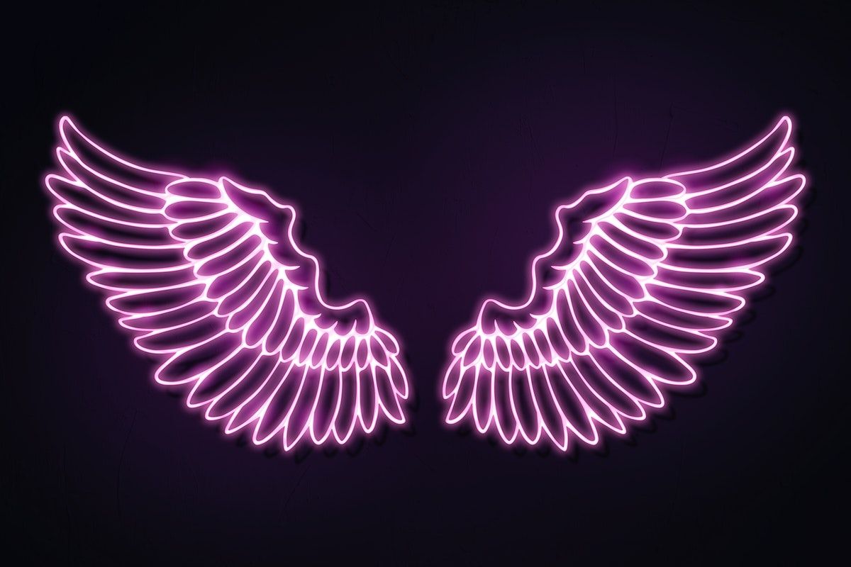 Neon Angel Wallpapers - Wallpaper Cave