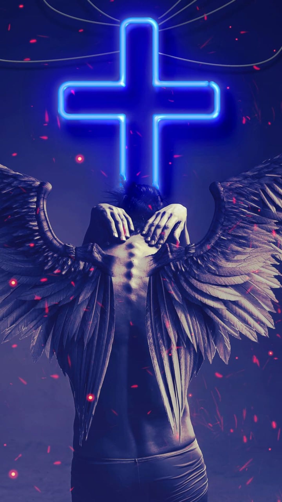 Neon Angel Wallpapers - Wallpaper Cave