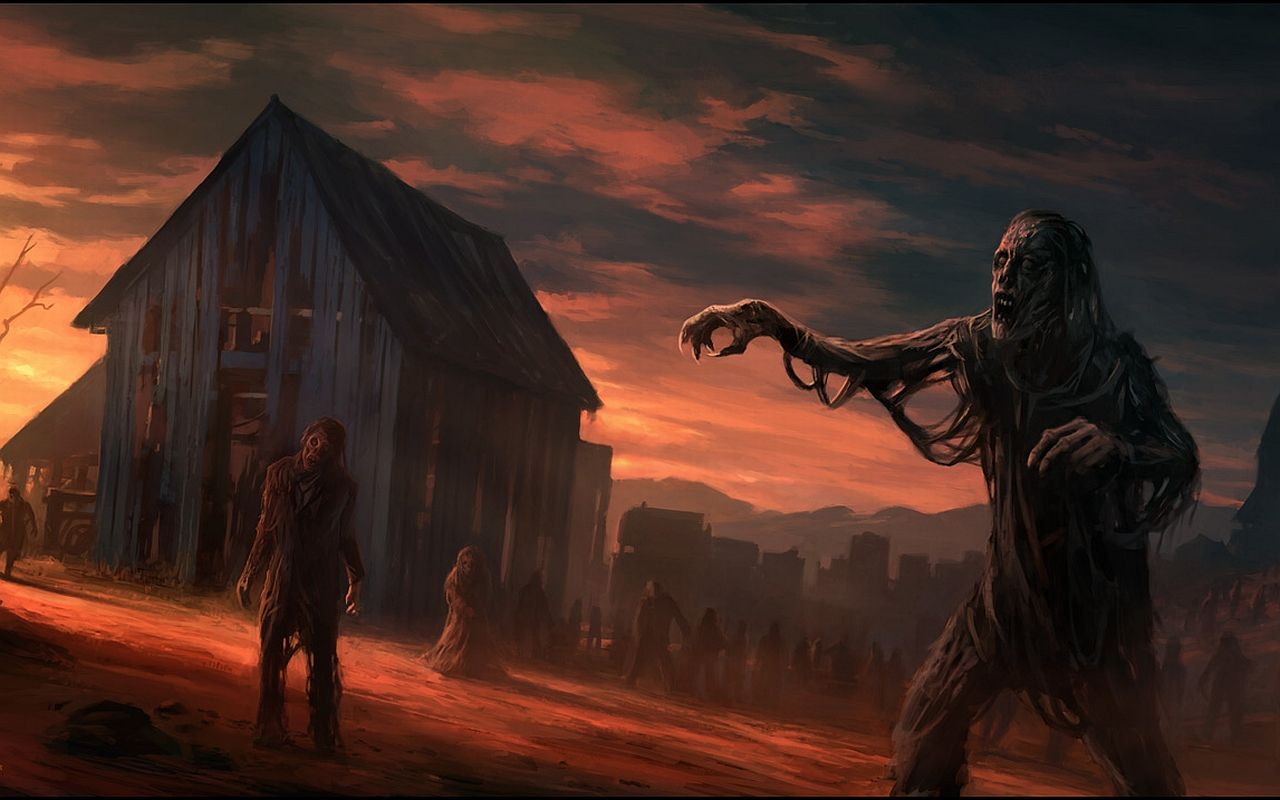 Desktop Zombie Art Wallpapers - Wallpaper Cave