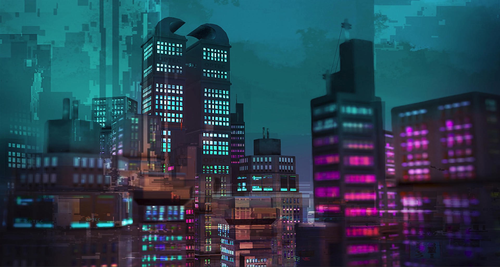 Retro City Dark Wallpapers - Wallpaper Cave