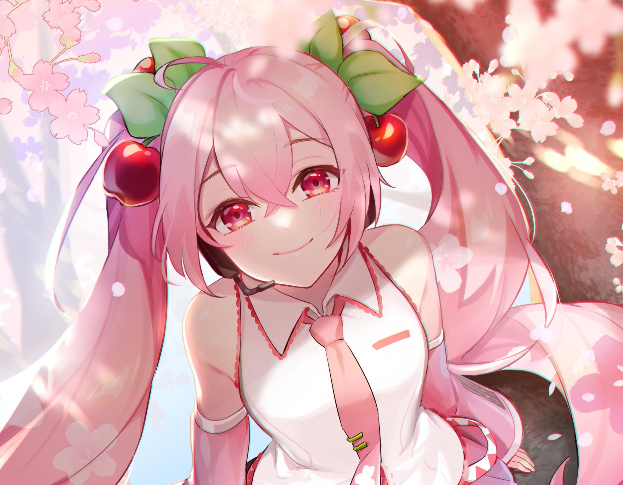 Sakura Hatsune Miku Wallpapers Wallpaper Cave