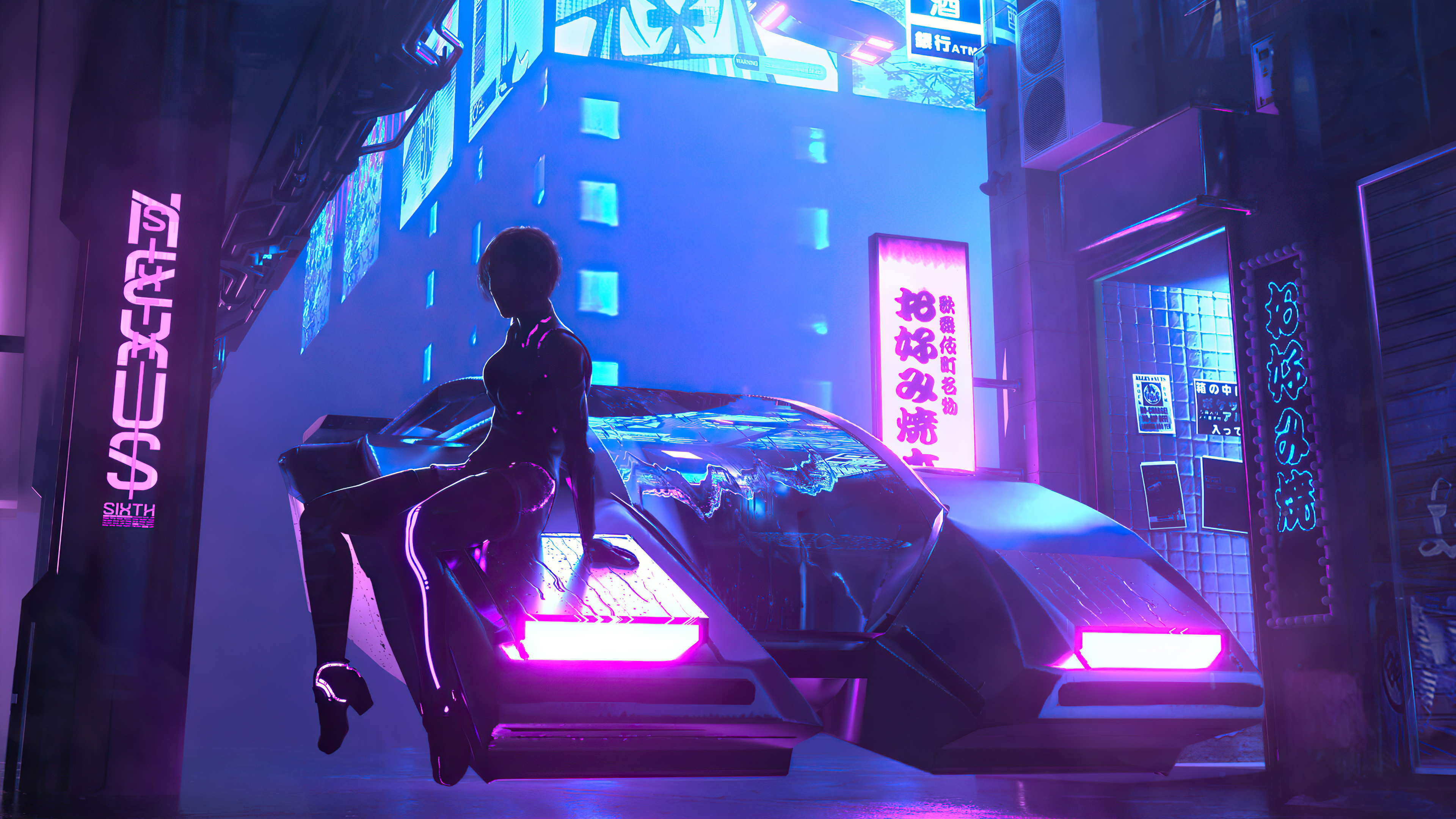Cyberpunk Purple Wallpapers - Wallpaper Cave