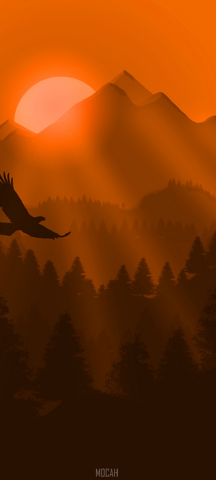 Orange Landscape Wallpapers - Wallpaper Cave