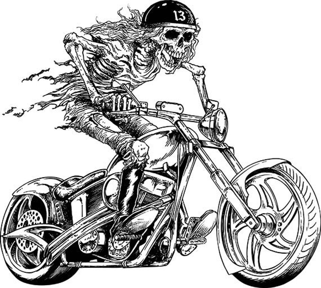Skeleton Riding A Harley Davidson Wallpapers - Wallpaper Cave