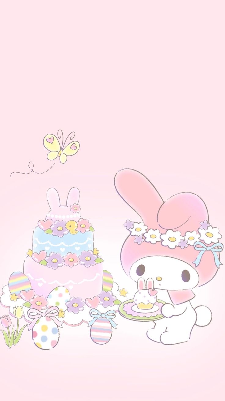 My Melody And Kuromi Spring Wallpapers - Wallpaper Cave