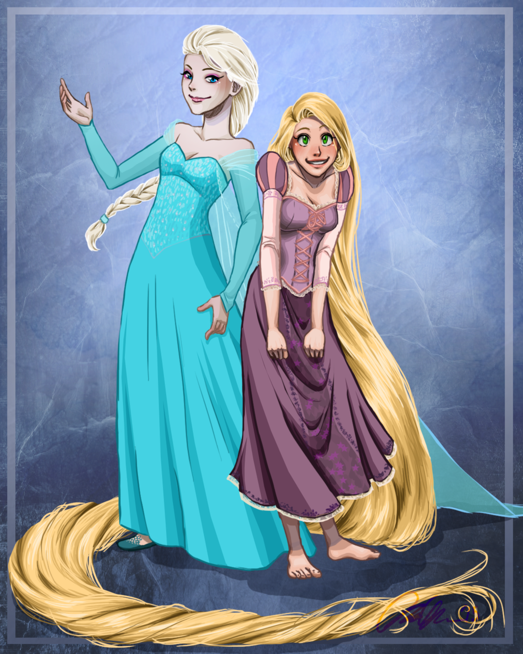 Rapunzel And Elsa Wallpapers - Wallpaper Cave