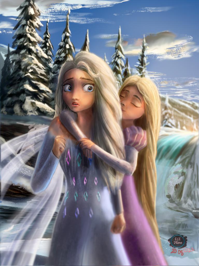 Rapunzel And Elsa Wallpapers - Wallpaper Cave
