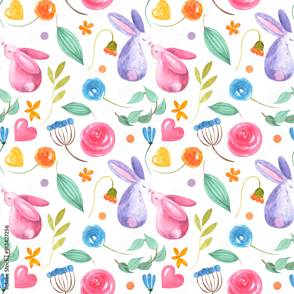 Watercolor Easter Spring Wallpapers - Wallpaper Cave