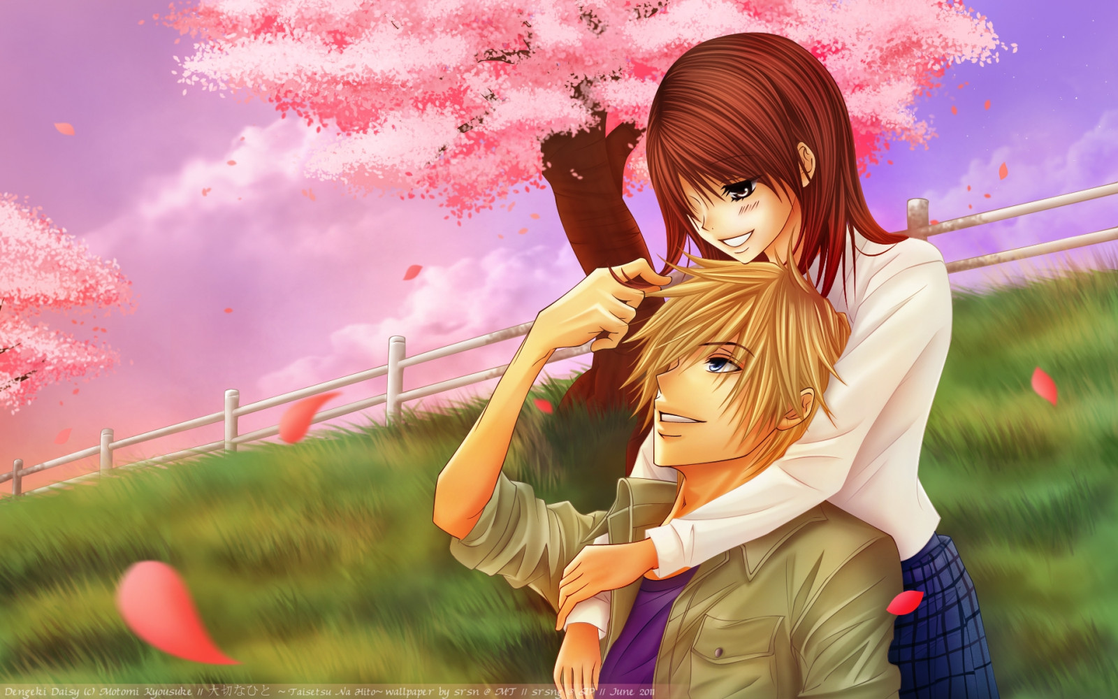 Girl Anime Happy Wallpapers - Wallpaper Cave