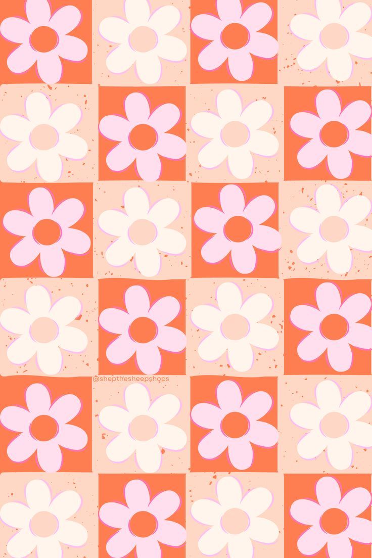 Checkered Flower Wallpapers - Wallpaper Cave