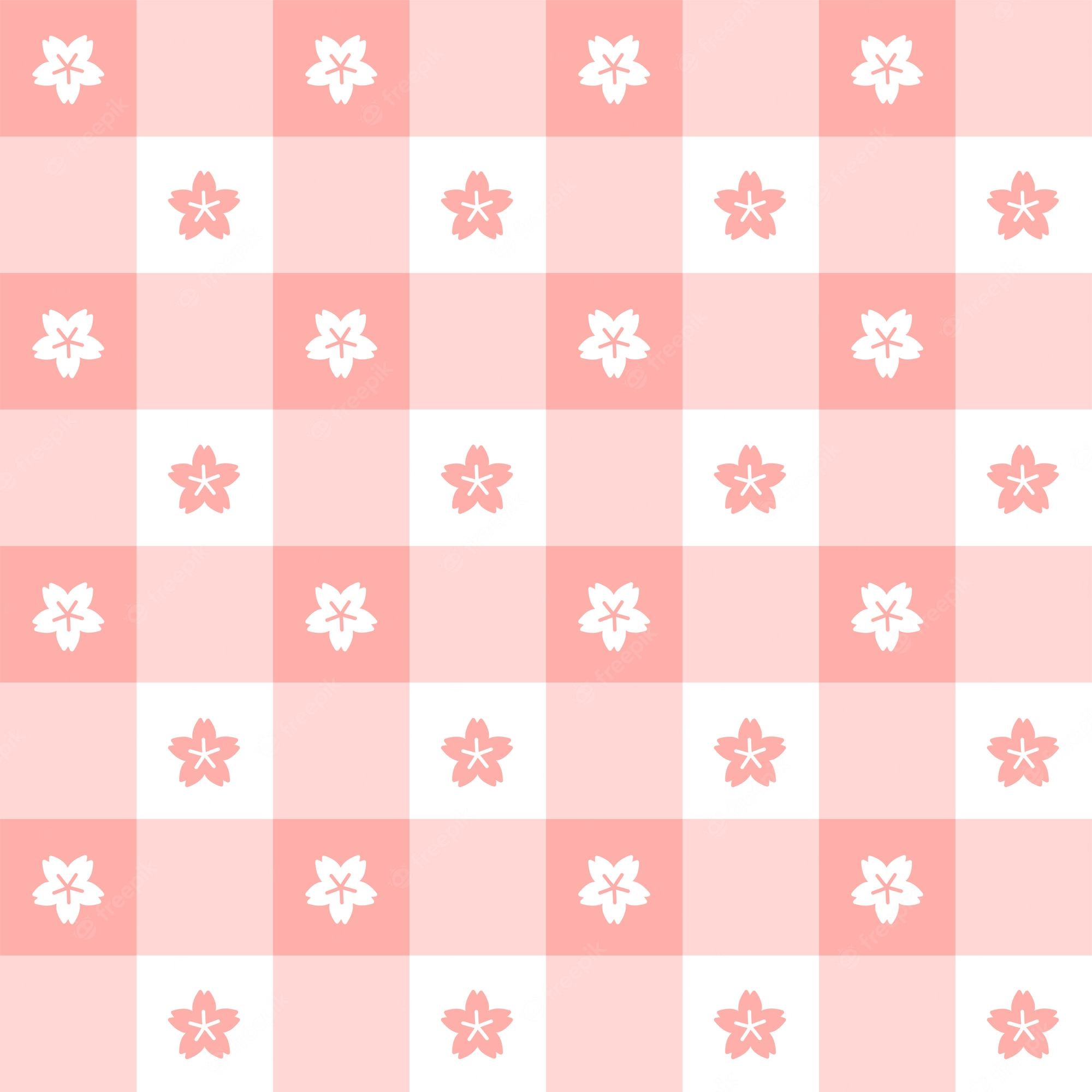 Checkered Flower Wallpapers - Wallpaper Cave