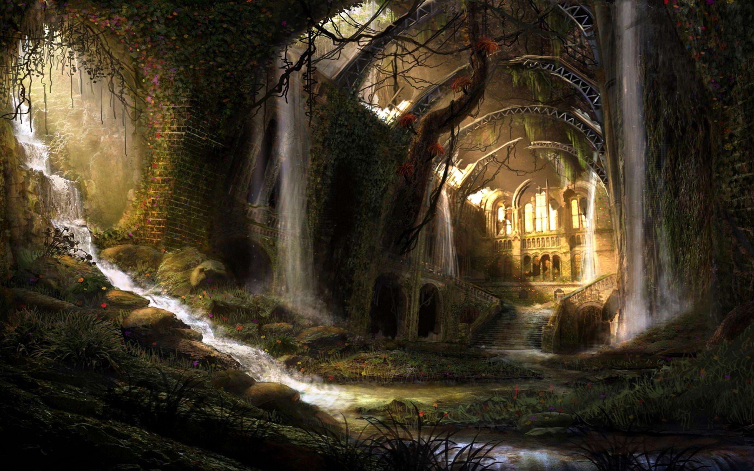 Fantasy Spring Forest Wallpapers - Wallpaper Cave
