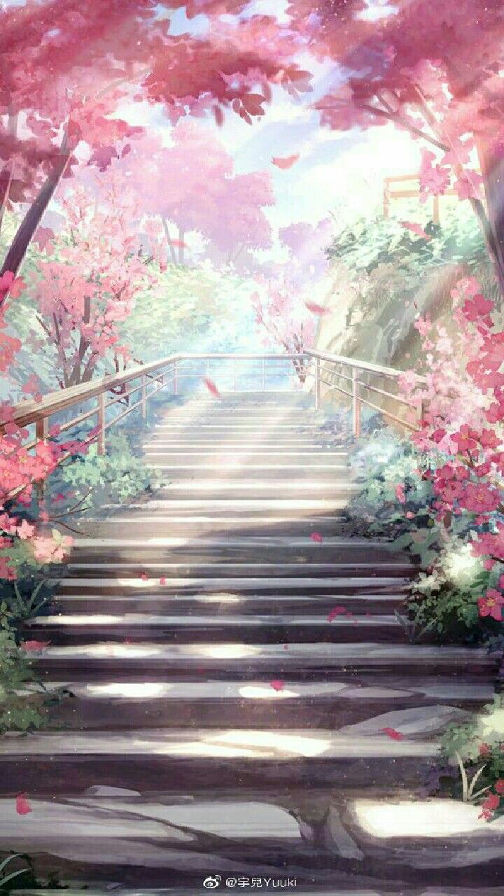 Spring Anime Scenes Wallpapers - Wallpaper Cave