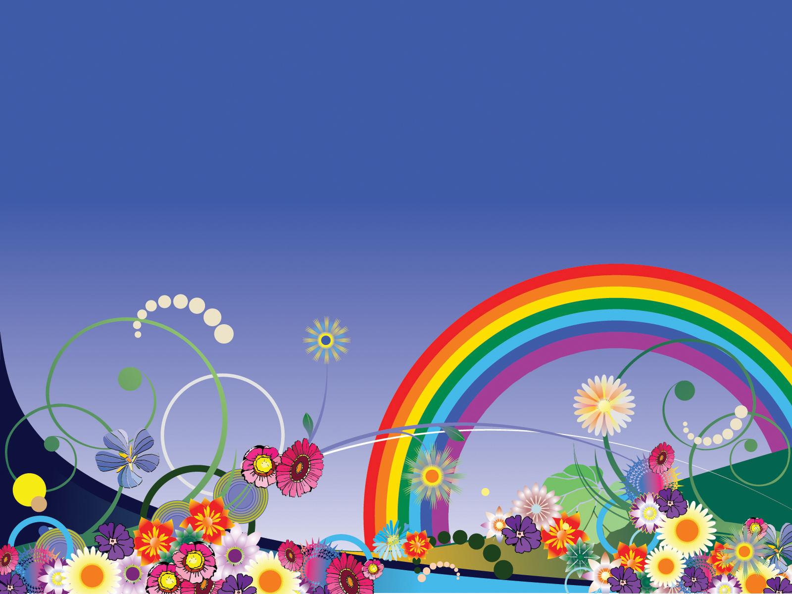 Spring Rainbow Sky Wallpapers - Wallpaper Cave