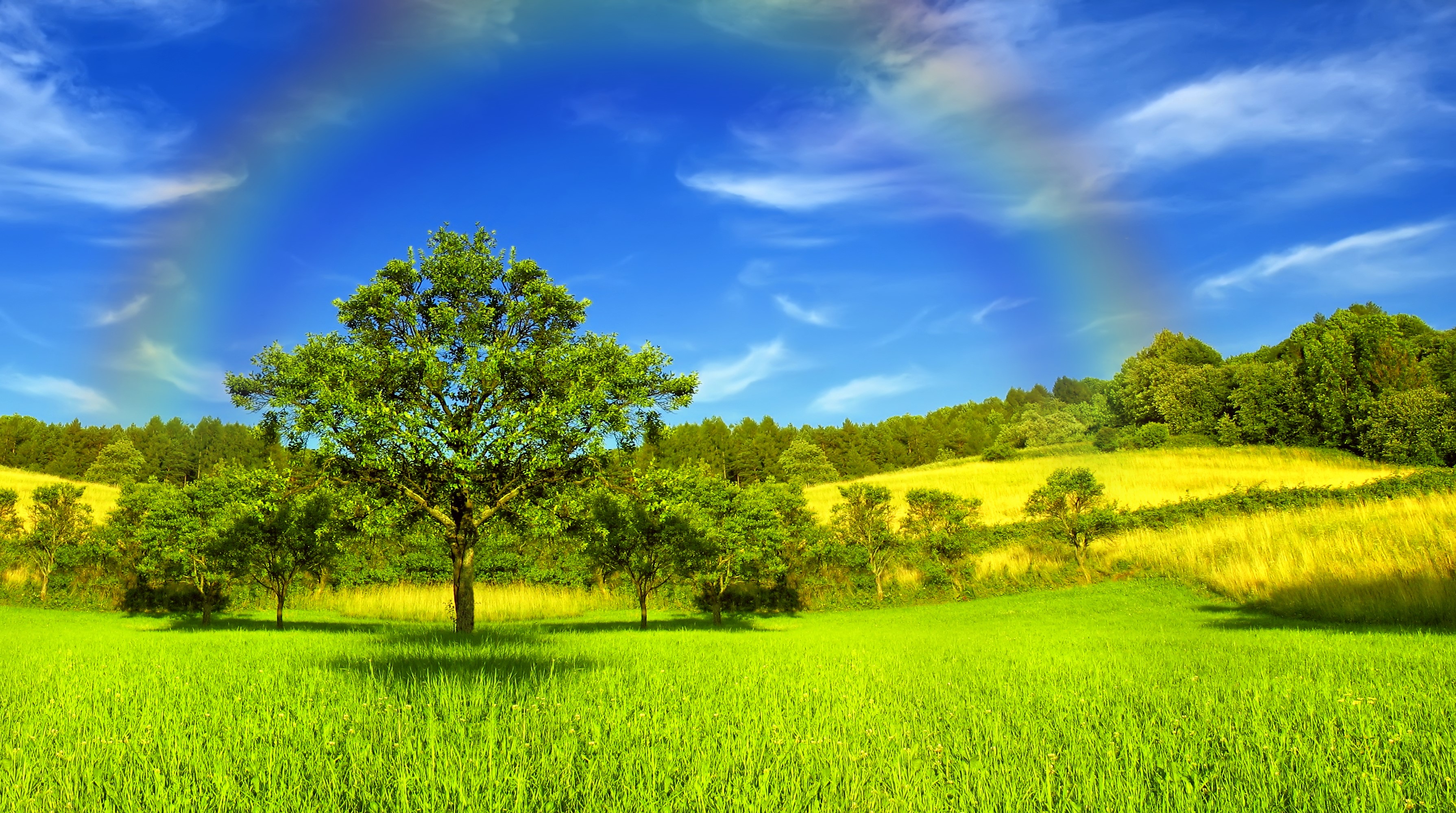 Spring Rainbow Sky Wallpapers - Wallpaper Cave