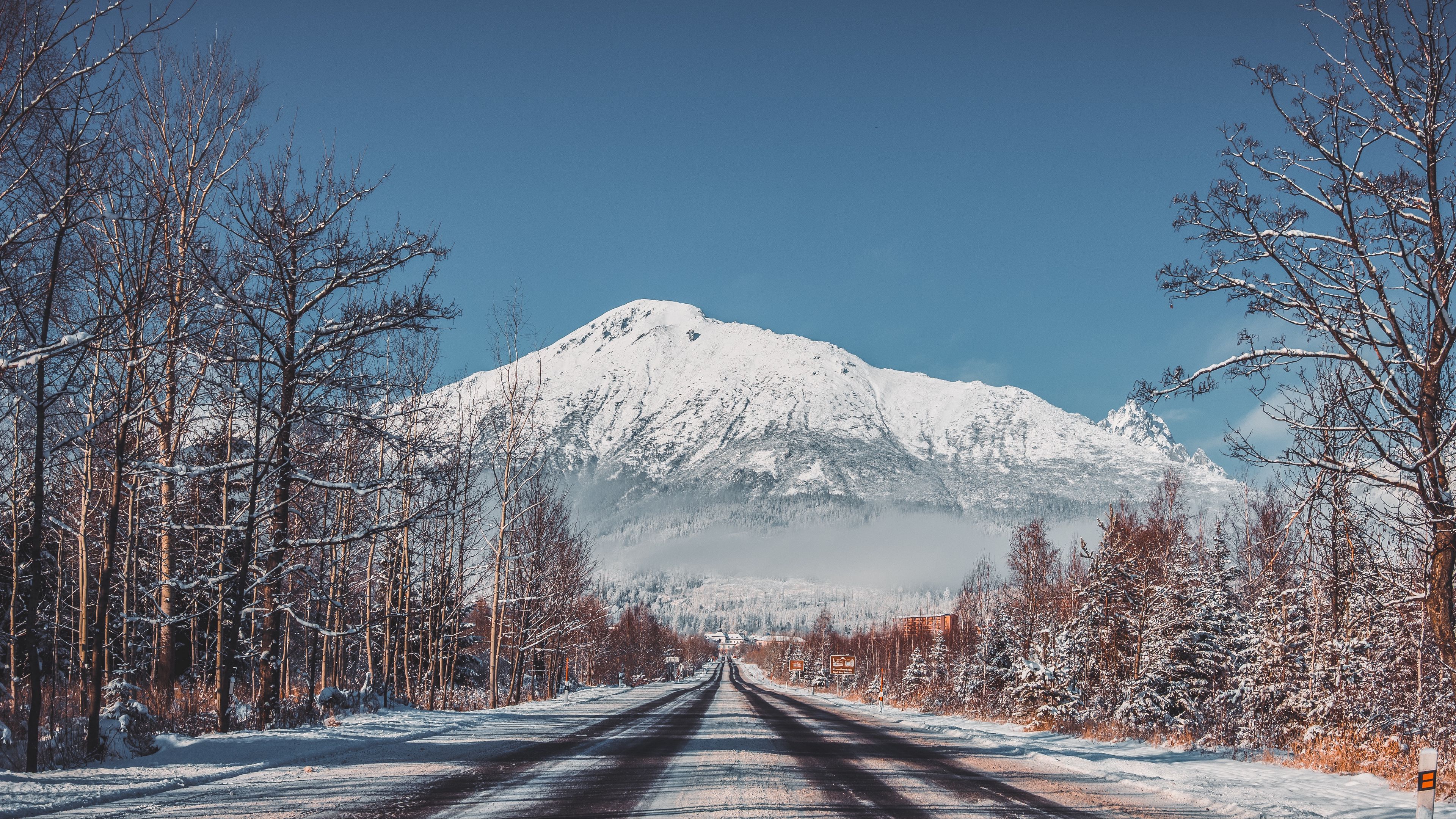 4k Winter Road Wallpapers - Wallpaper Cave