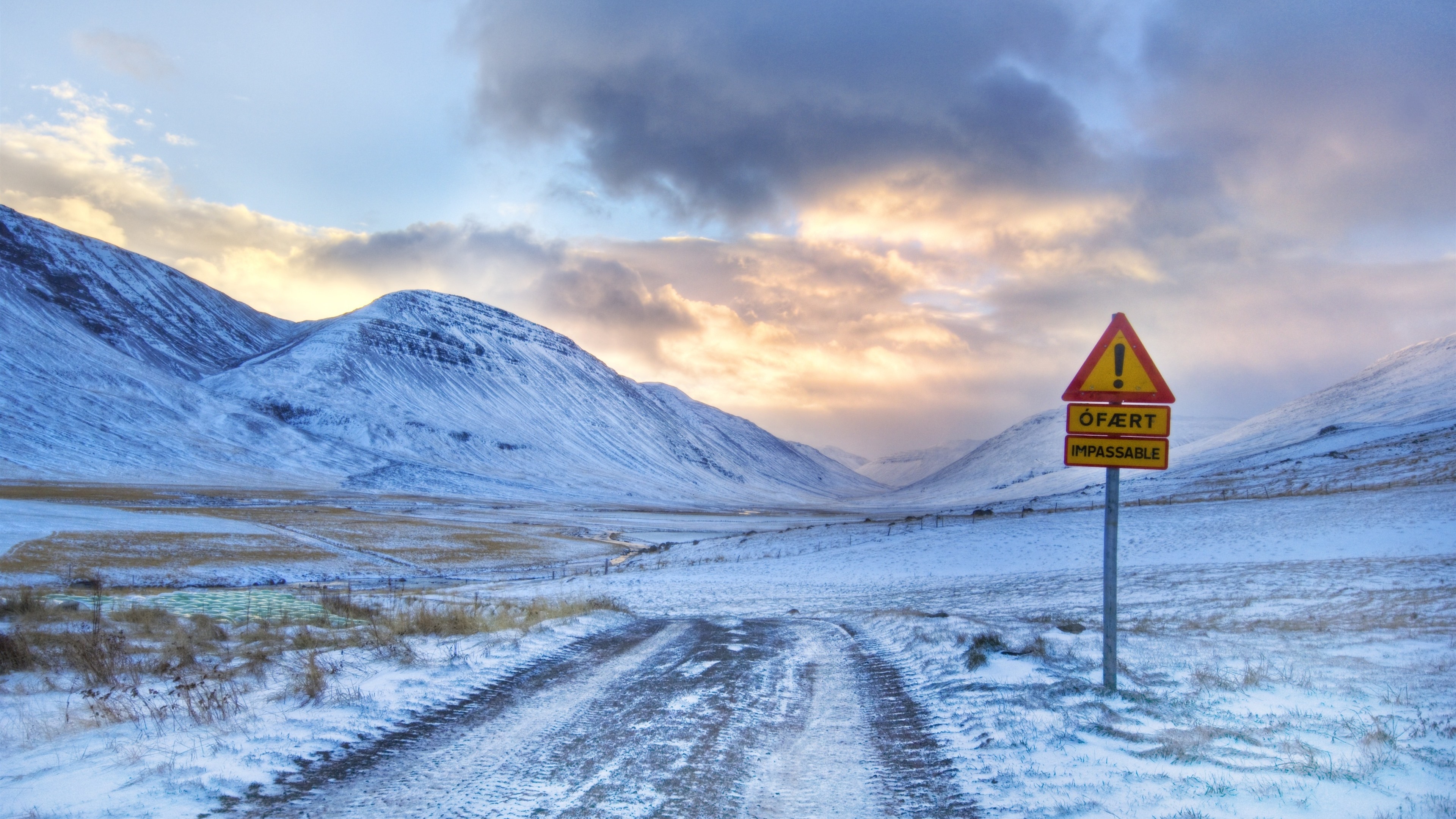 4k Winter Road Wallpapers - Wallpaper Cave