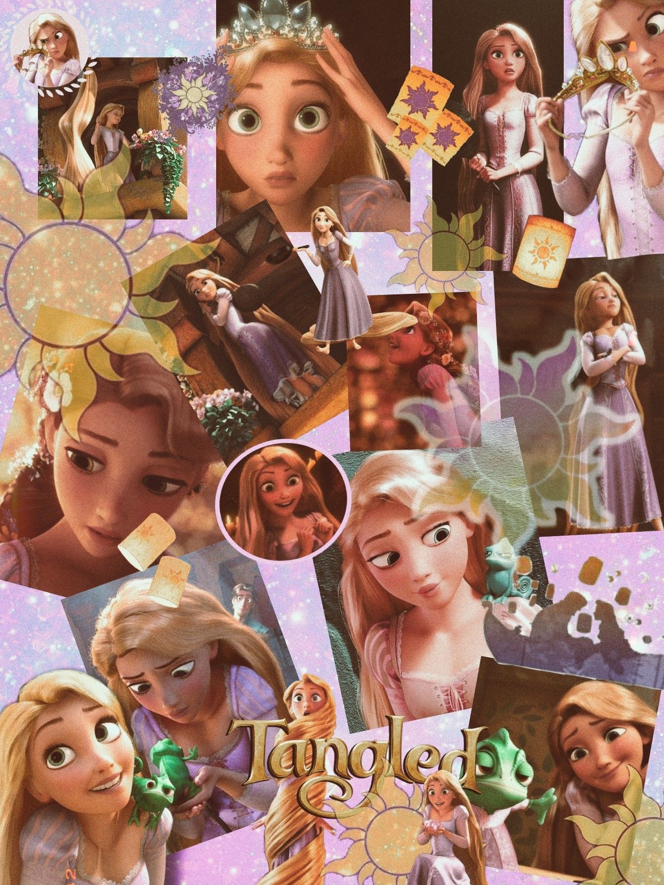 Rapunzel Collage Wallpapers Wallpaper Cave