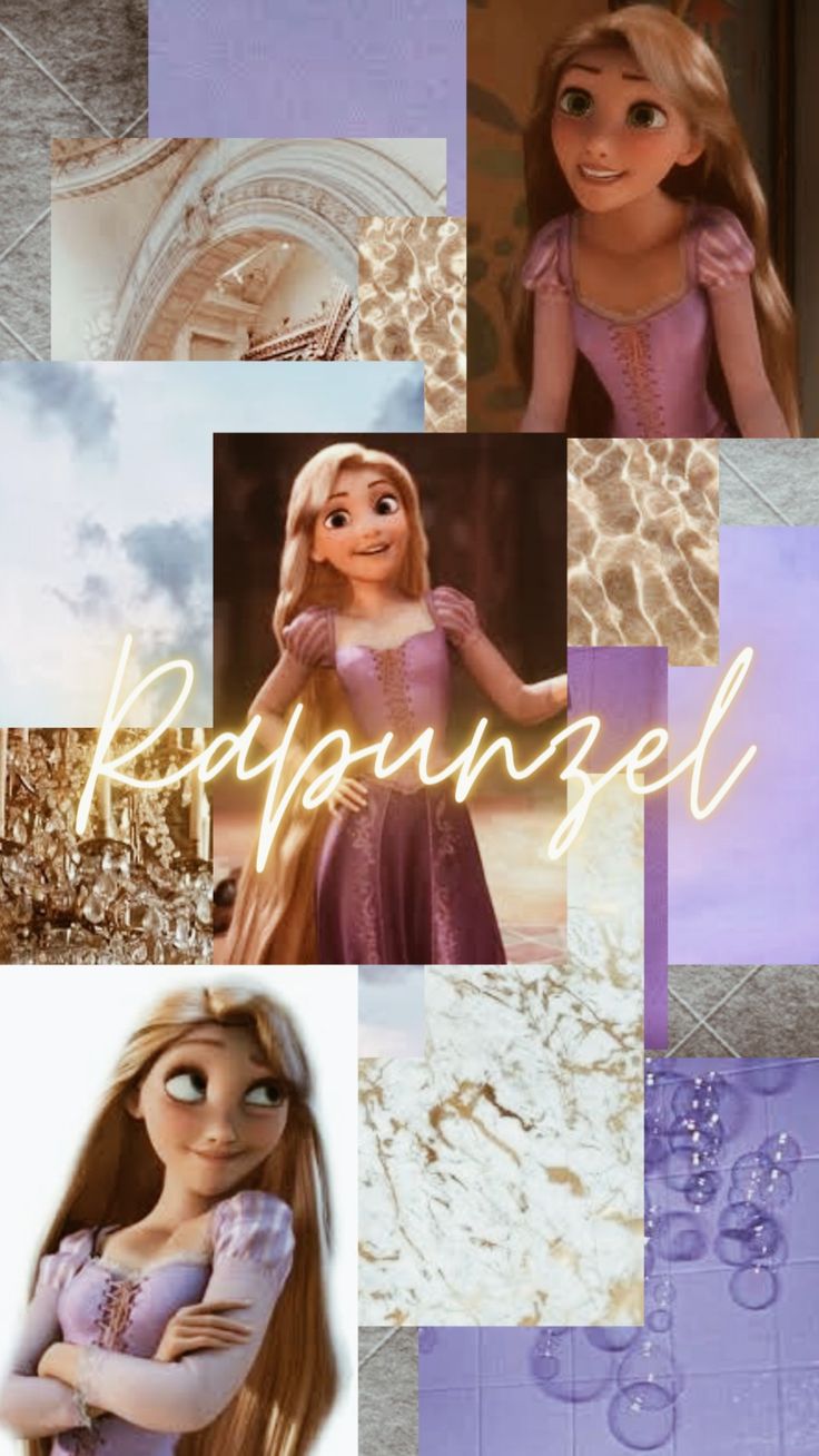 Rapunzel Collage Wallpapers - Wallpaper Cave