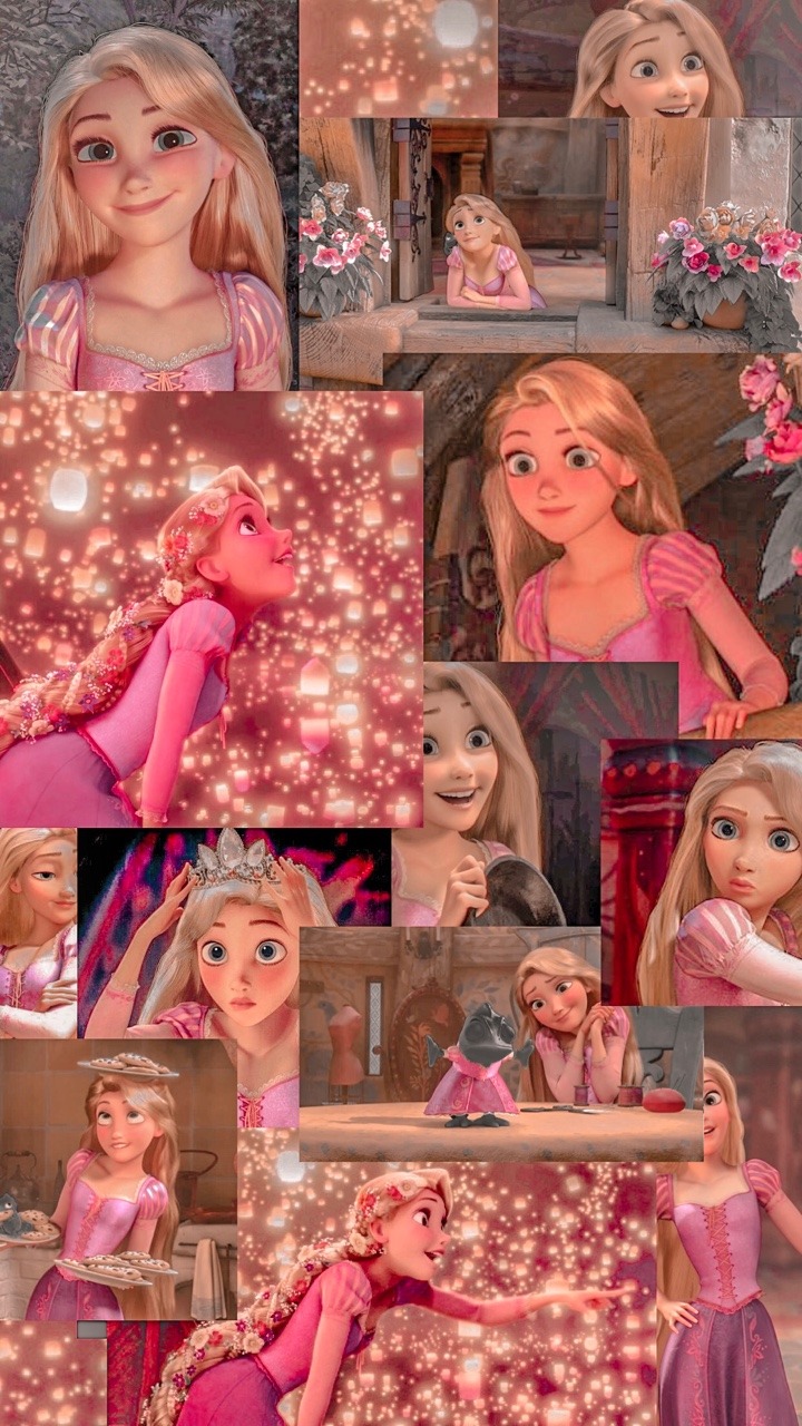 Rapunzel Collage Wallpapers - Wallpaper Cave