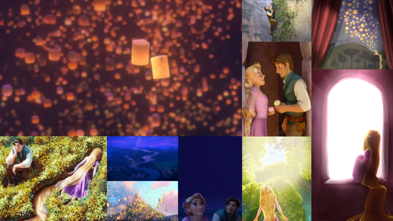 Rapunzel Collage Wallpapers - Wallpaper Cave