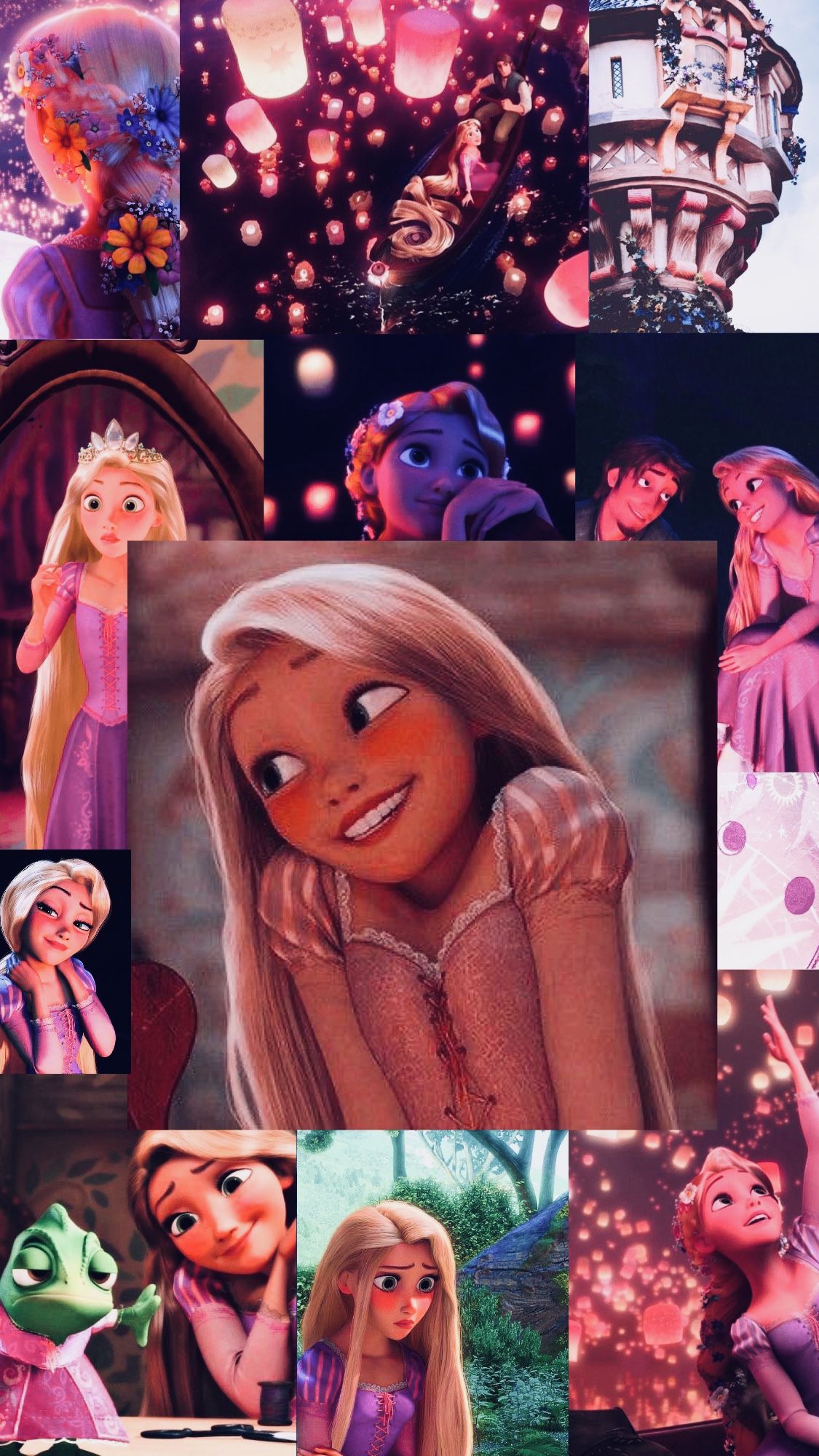 Rapunzel Collage Wallpapers - Wallpaper Cave