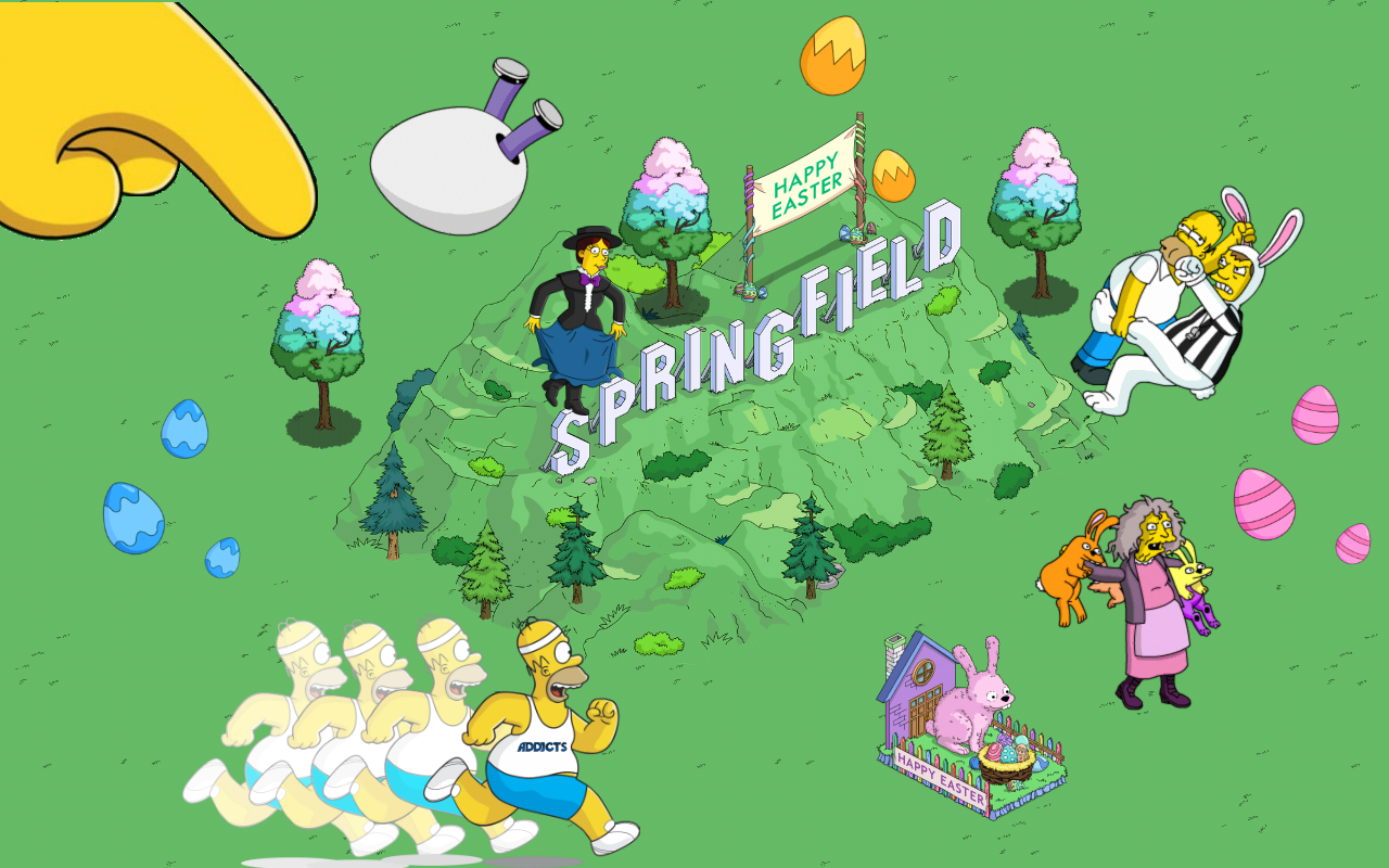 Happy Easter Simpsons Wallpapers - Wallpaper Cave