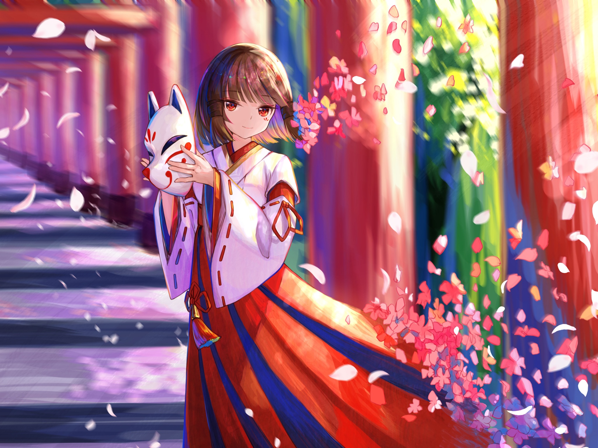 Red Girl Spring Wallpapers - Wallpaper Cave