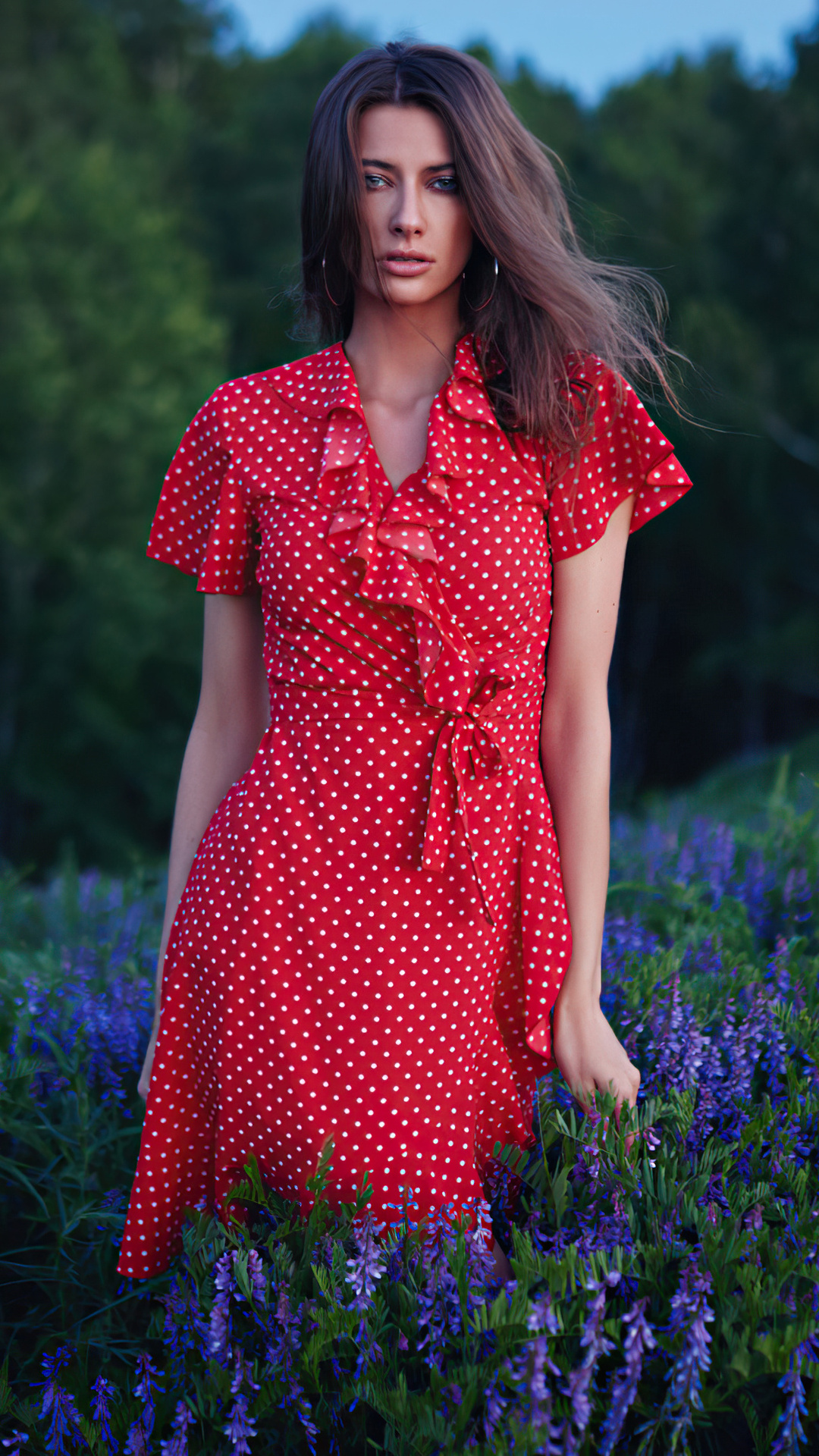 Red Girl Spring Wallpapers - Wallpaper Cave