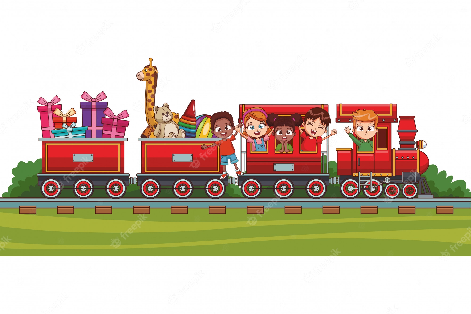 Cartoon Train Wallpapers - Wallpaper Cave