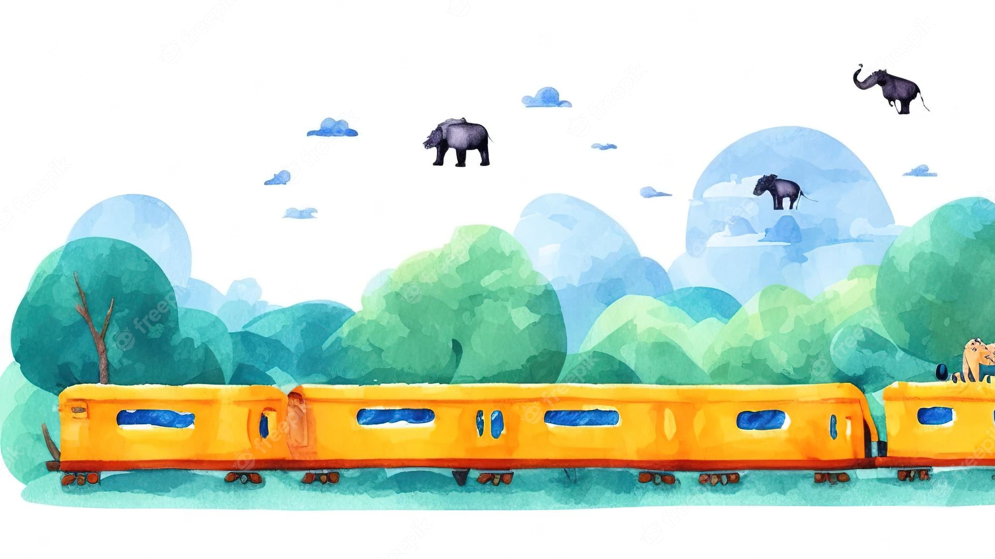 Cartoon Train Wallpapers - Wallpaper Cave