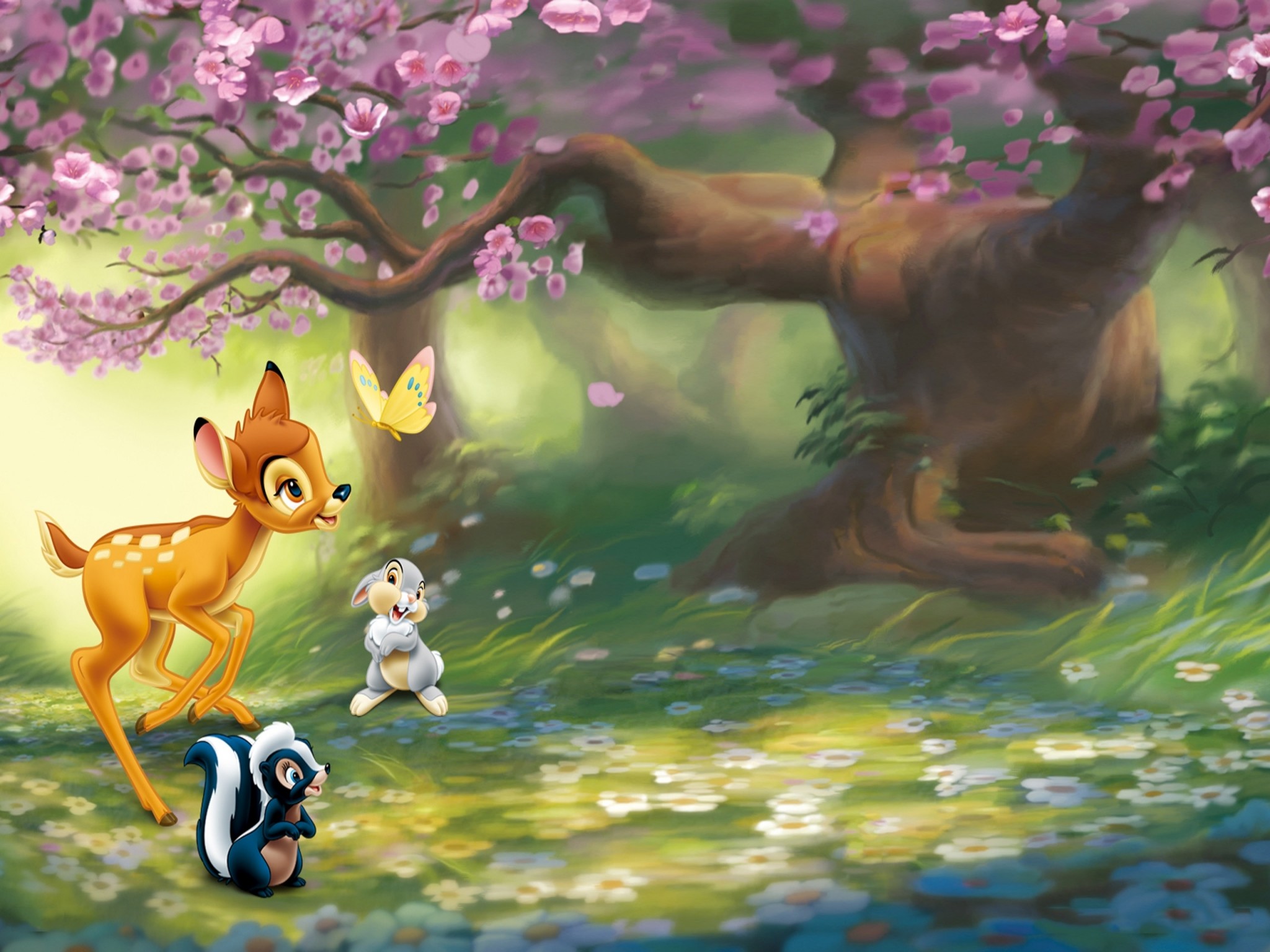 Cartoon Spring Desktop Wallpapers - Wallpaper Cave