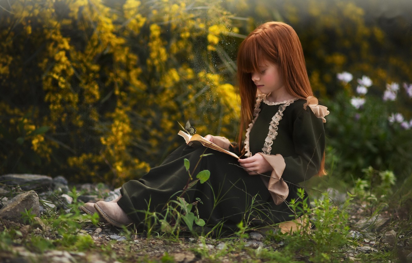 Girl Book Spring Wallpapers - Wallpaper Cave